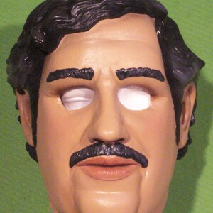 Pablo Patrón Escobar Latex Mask, Narcos Costume Mask, Halloween Prop ...