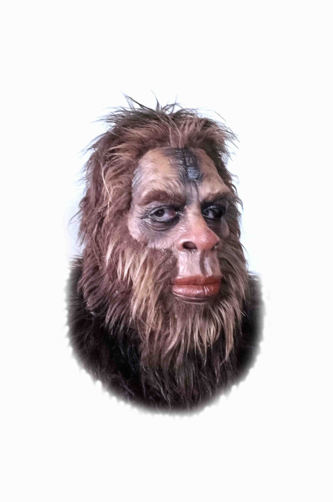 New Bigfoot Latex Mask, Sasquatch Mask, Yeti, Squatch, Forest Monster ...