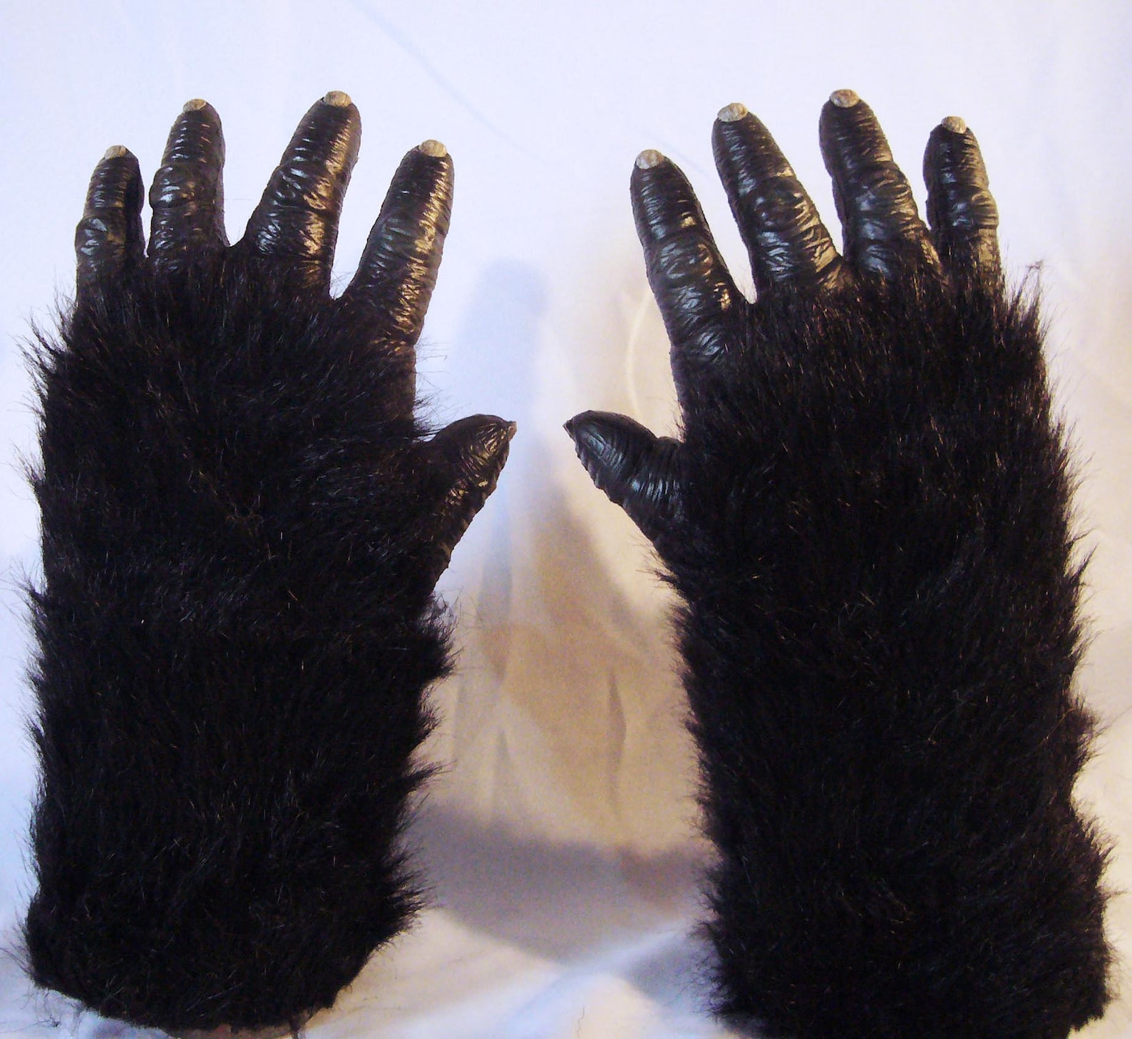 Latex Hand Gloves, for Gorilla or Werewolf (pair), Animal,halloween ...