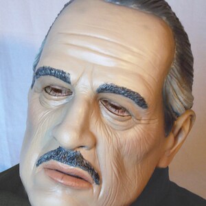 Godfather Latex Mask, Mob Boss, Gangsters Movie, Mafia Cosplay, Costume ...