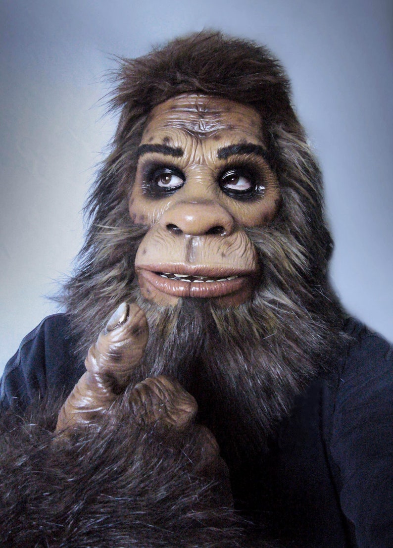 Bigfoot Mask Sasquatch Latex Mask Yeti Custome Forest | Etsy