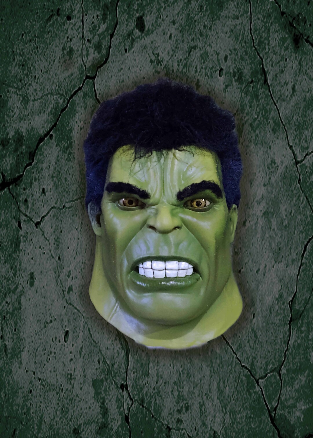 Hulk Latex Mask, the Incredible Man Movie, Green Avengers, Cosplay - Etsy