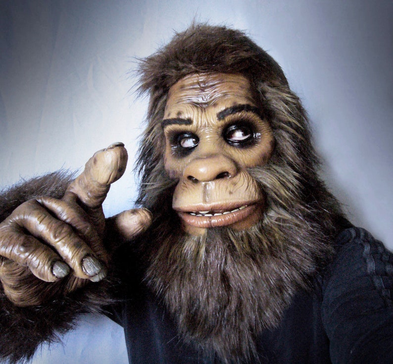 Bigfoot Mask Sasquatch Latex Mask Yeti Custome Forest | Etsy