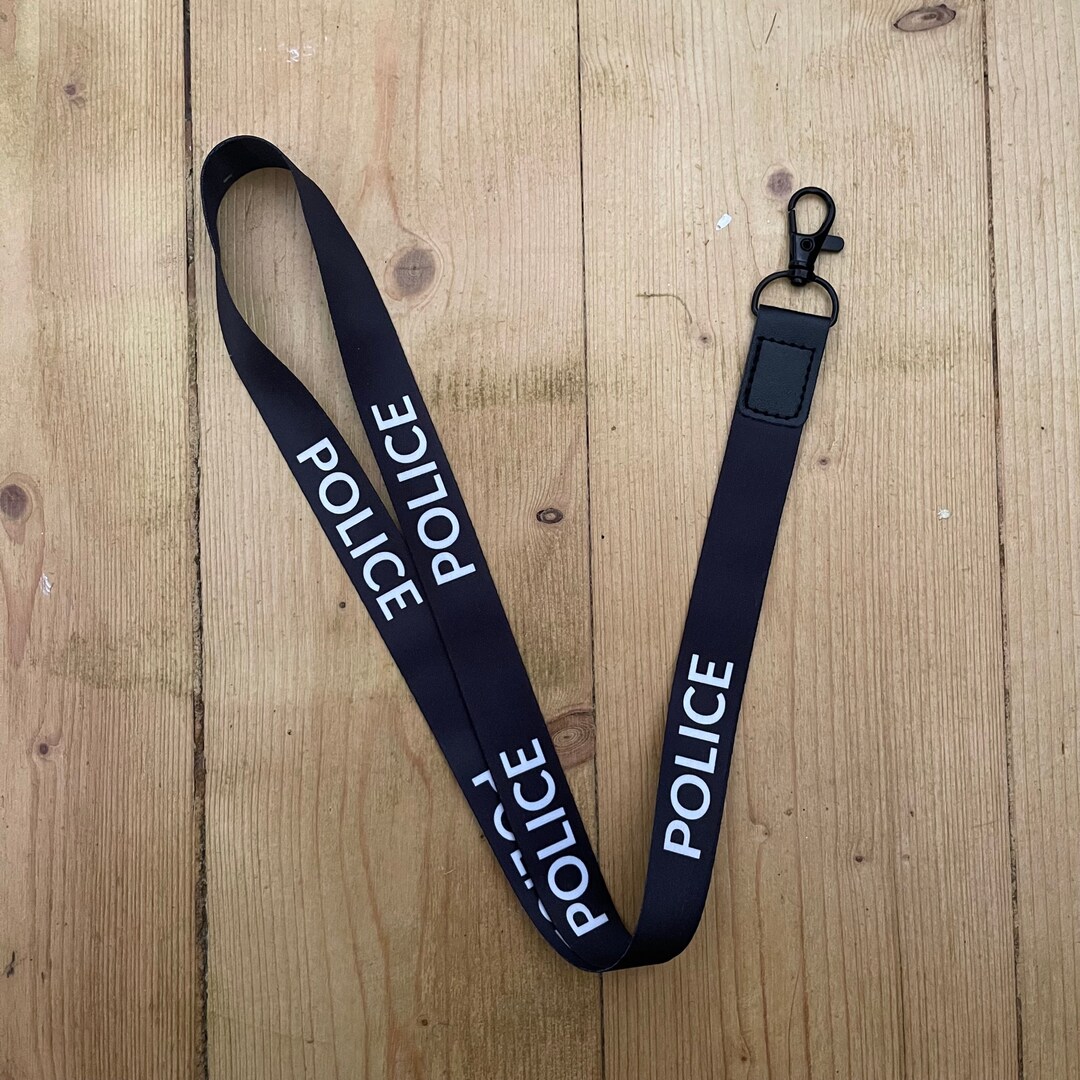 Police Lanyard 1 Piece Police Lanyard and Id Card Holder - Etsy