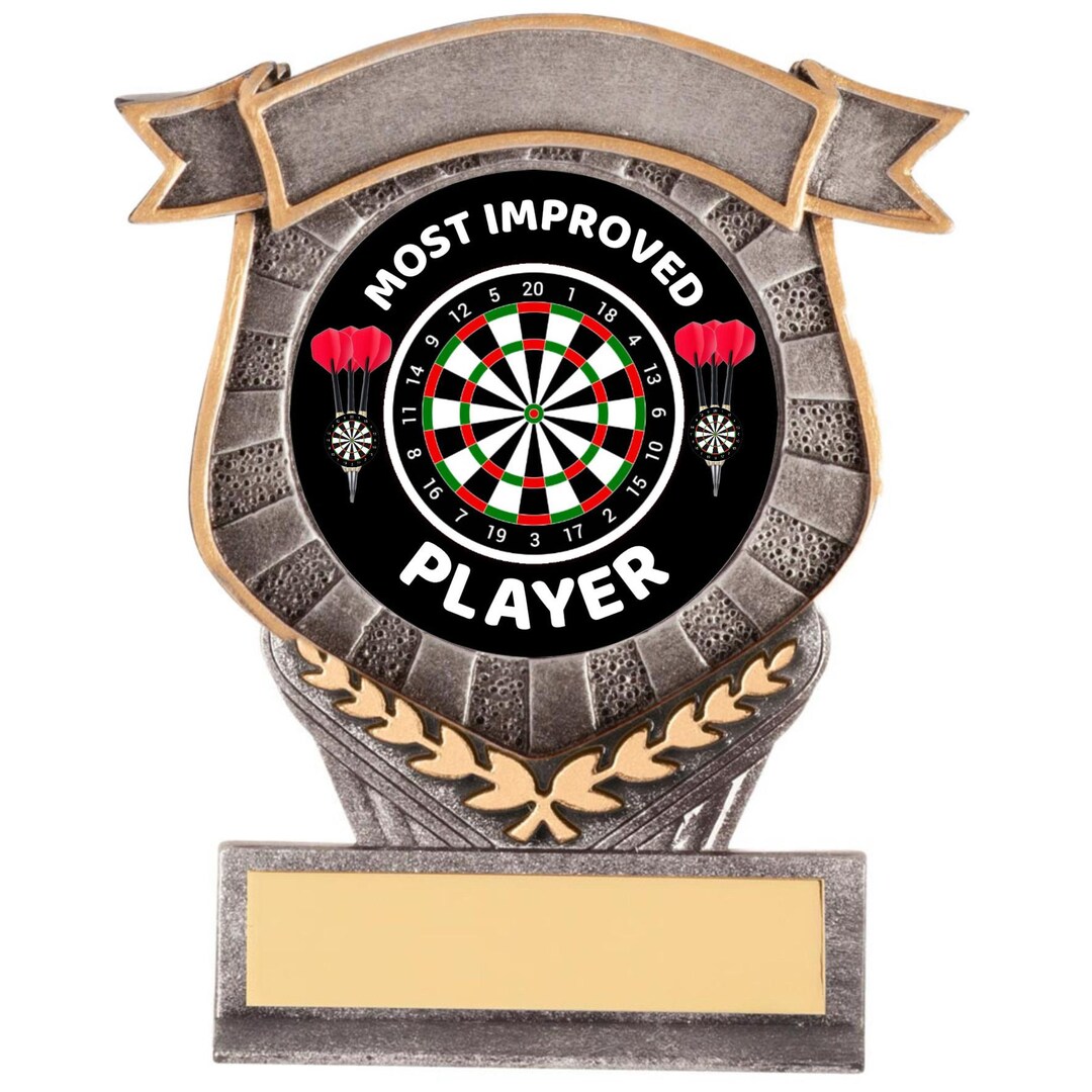 Darts Most Improved Player Award 105mm Falcon Trophy Engraved Free - Etsy