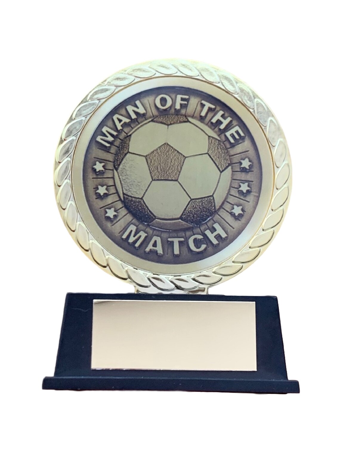 Football Man Of The Match Trophy 85 mm Gold Plastic Award G | Etsy