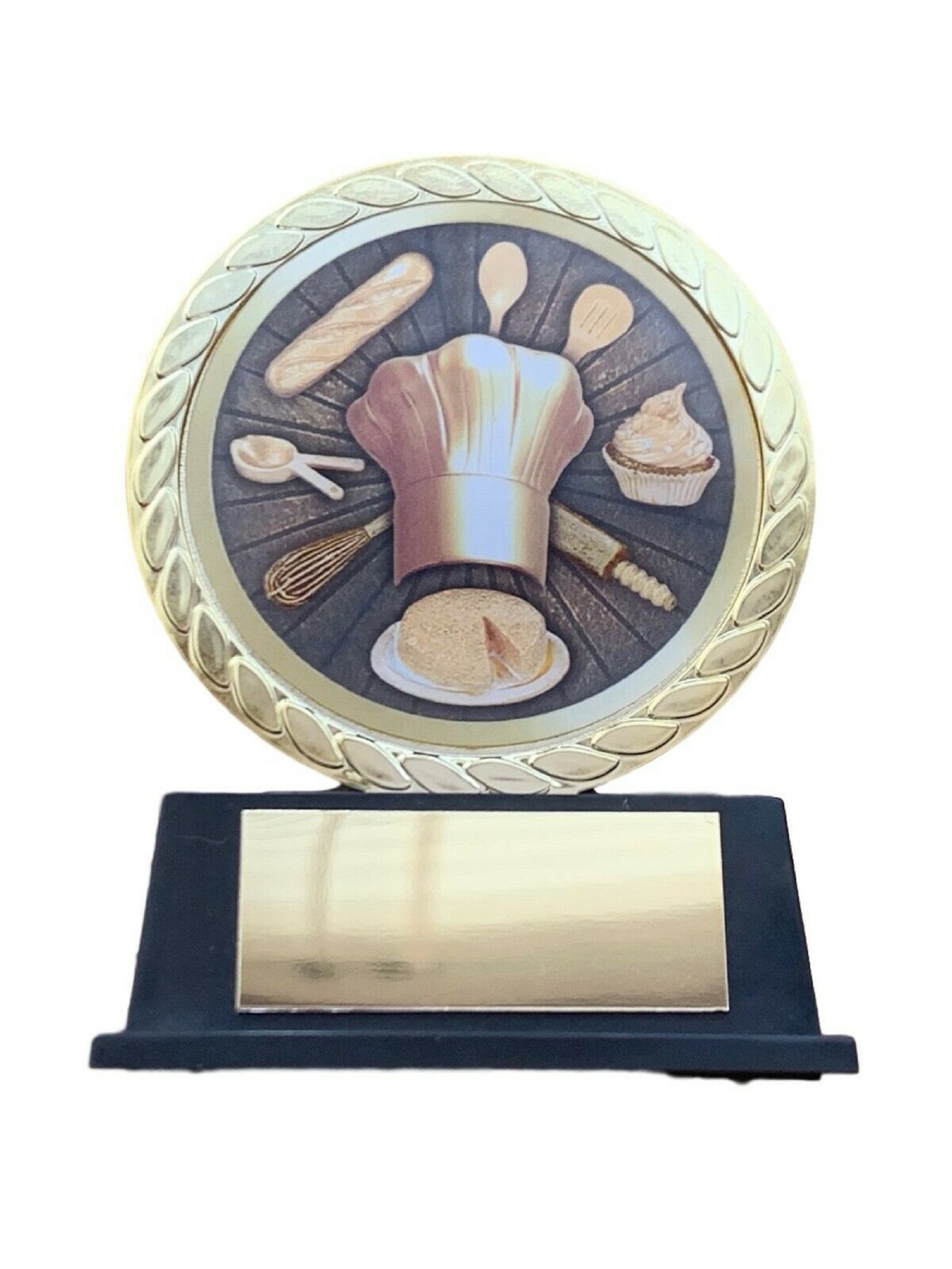 Chef/Cooking/Baking Trophy 85 mm Gold Plastic Award G | Etsy