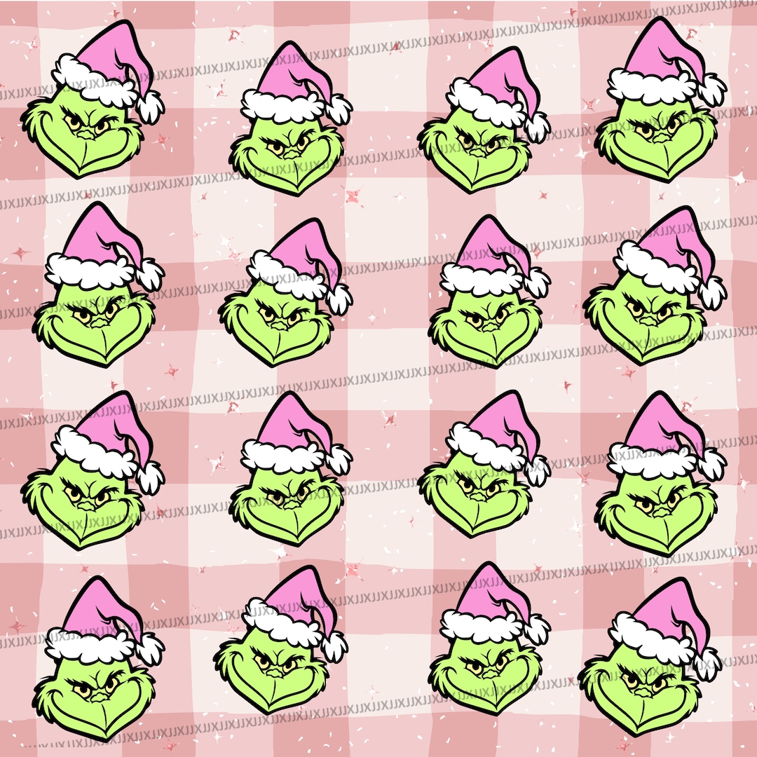Pink Grinch Pattern, Grinch Era, Grinchmas, Gift Wrapping, Print Then ...