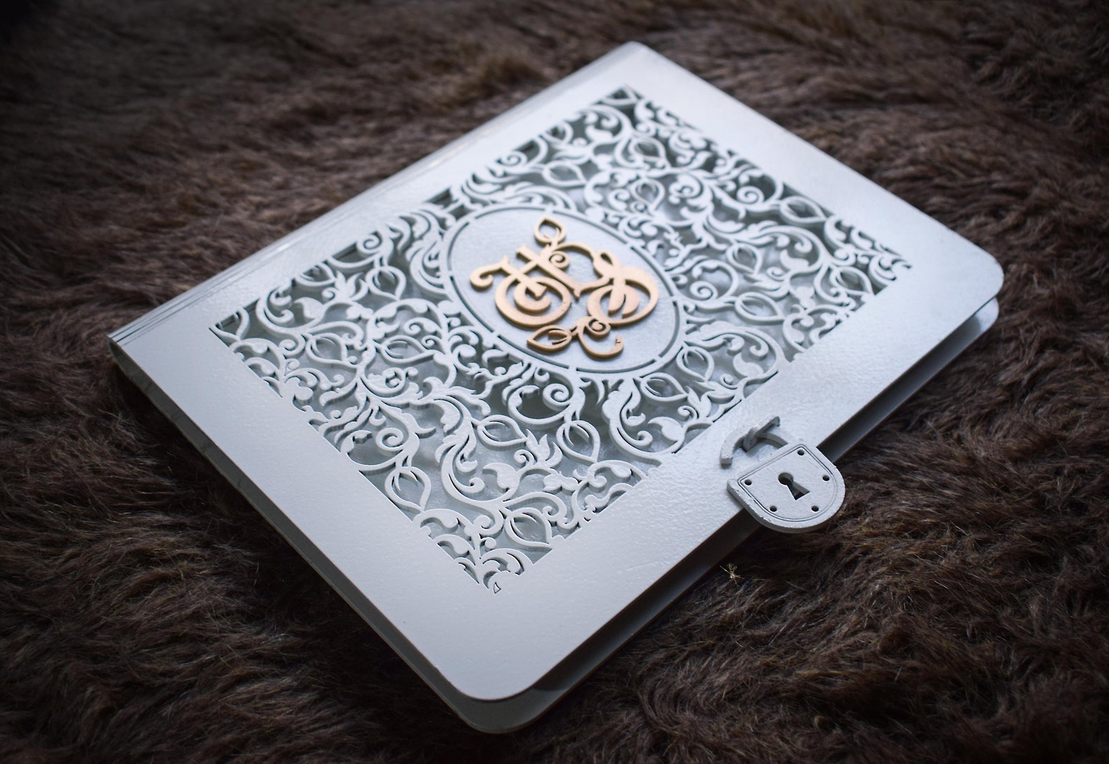 Laser Cut Box Book Style Jewelry Box 3mm MDF Wood Plywood AI Dxf SVG - Etsy