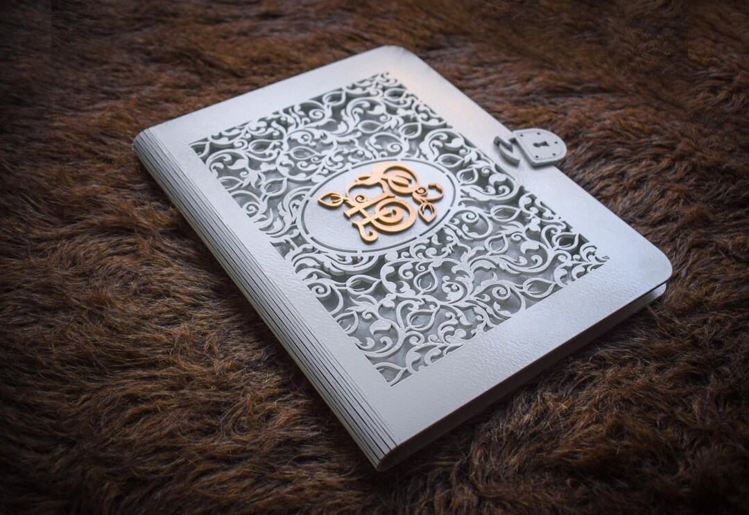 Laser Cut Box Book Style Jewelry Box 3mm MDF Wood Plywood AI Dxf SVG - Etsy