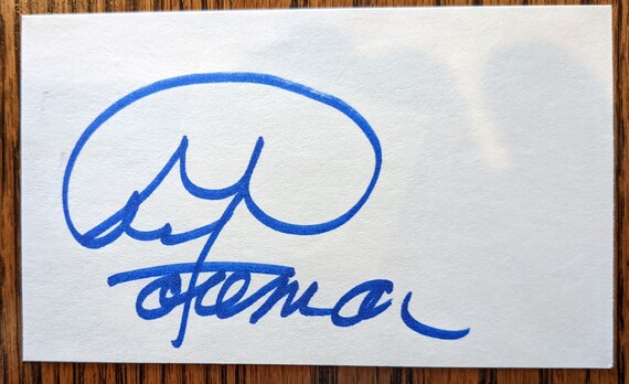 GEORGE FOREMAN Original Autograph - Etsy