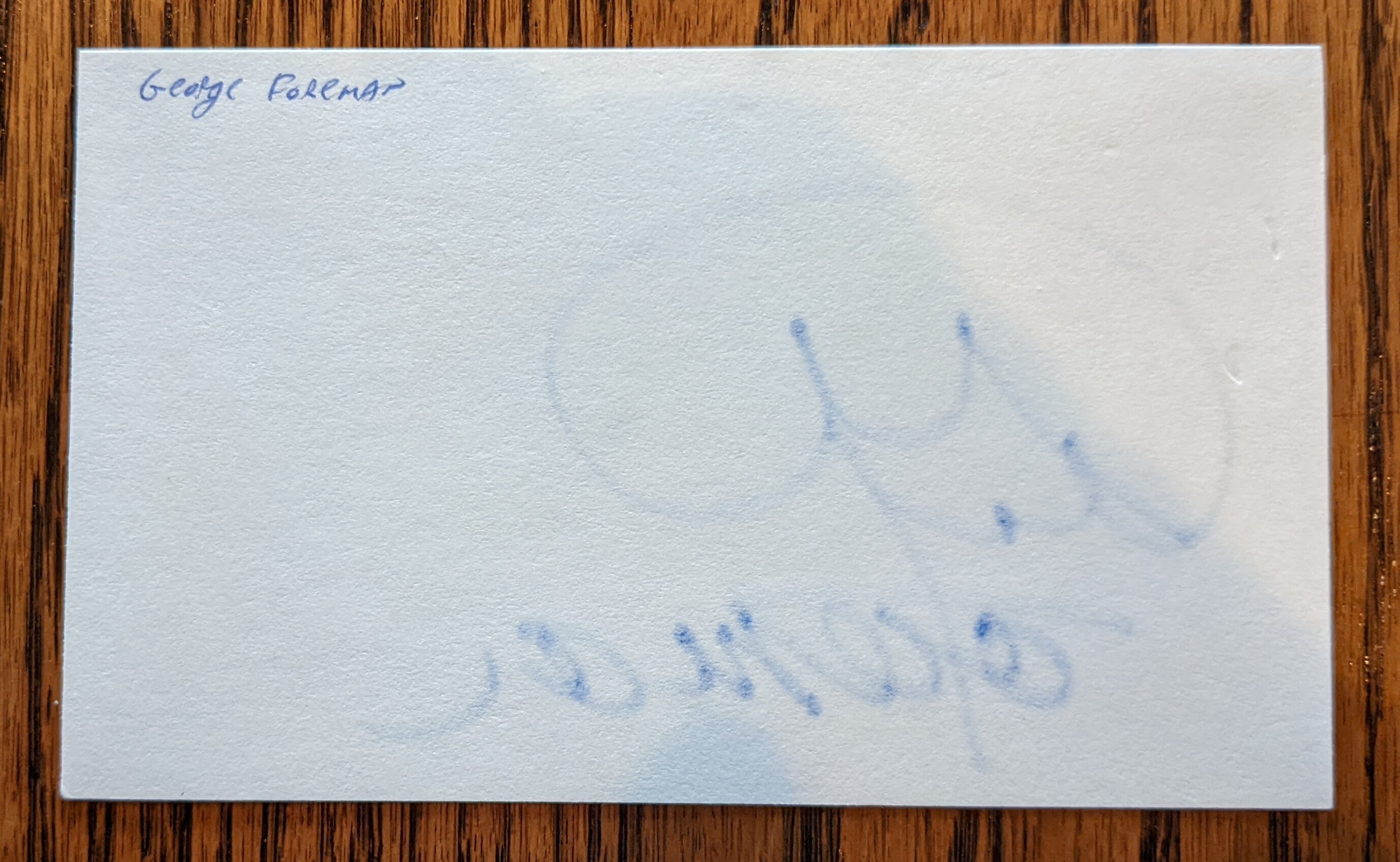 GEORGE FOREMAN Original Autograph - Etsy