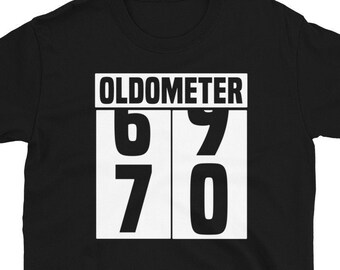 70th Birthday Oldometer - Etsy