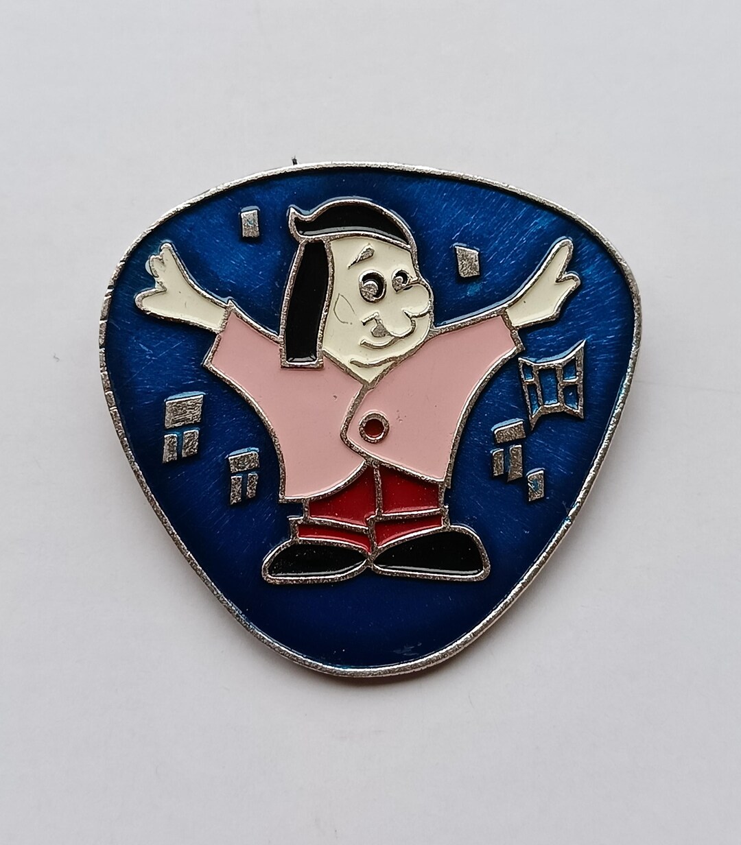 Vintage Badge Carlson Soviet Cartoon Kid and Carlson Pin Icon USSR - Etsy