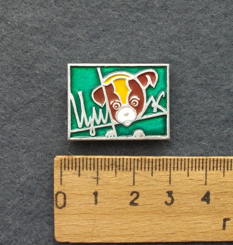 Vintage Bagde Circus Puppy Dog Animals USSR Pin Icon - Etsy
