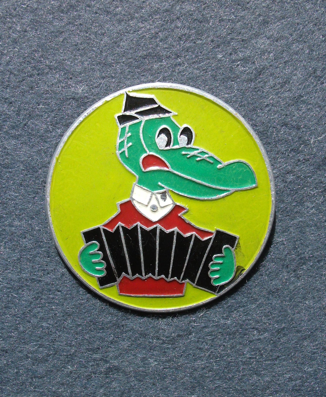 Vintage Soviet Badge Crocodile Gena Cheburashka Pin Icon USSR - Etsy