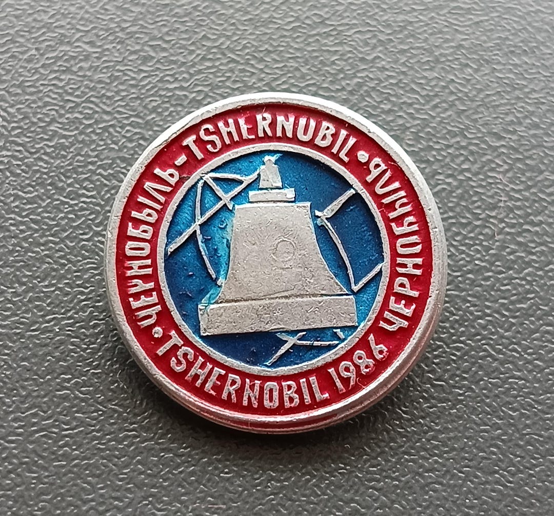 Chernobyl Vintage Soviet Badge USSR - Etsy