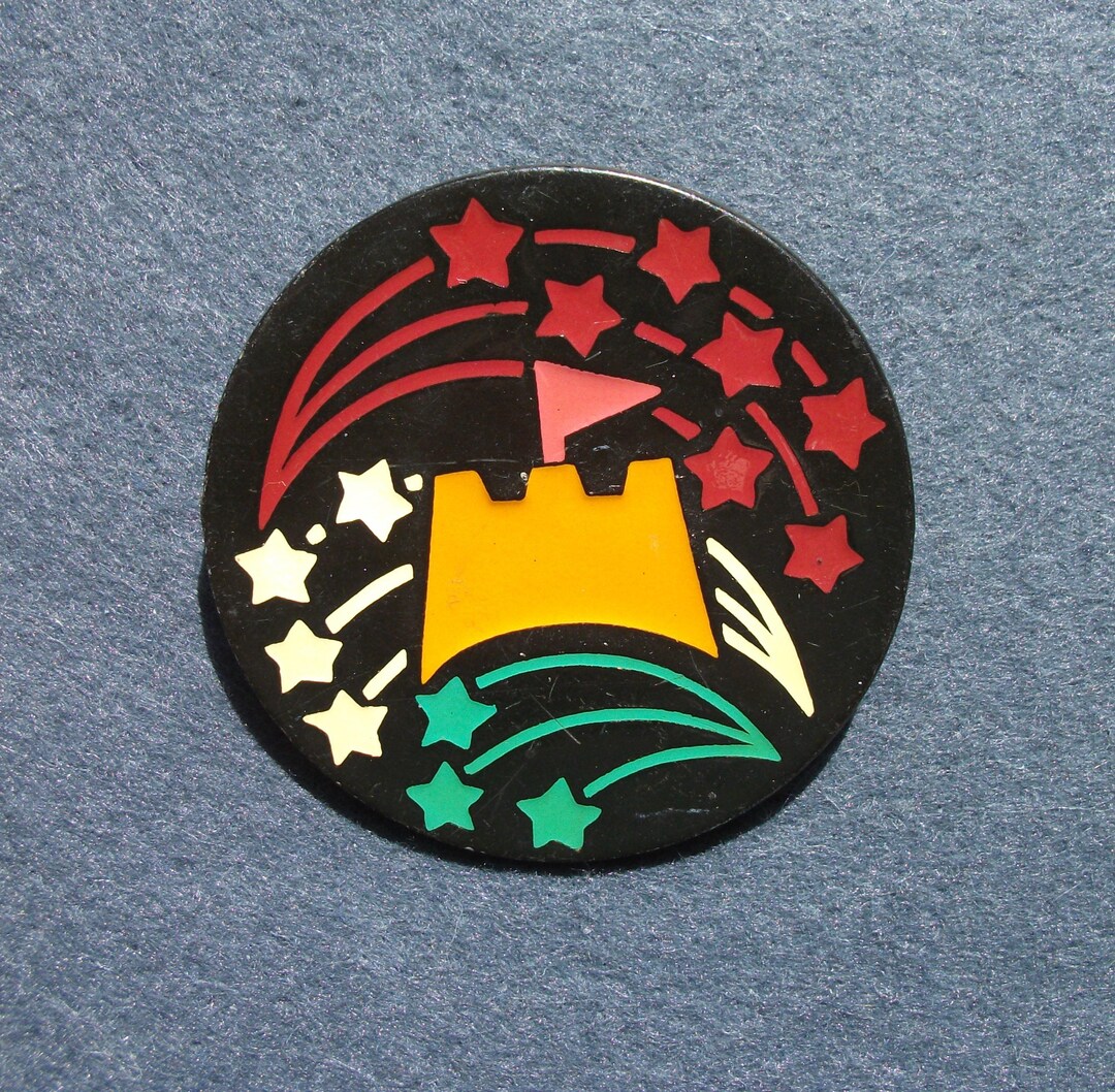 Vintage Soviet Brooch Badge Castle Tower Fireworks Pin Icon USSR - Etsy