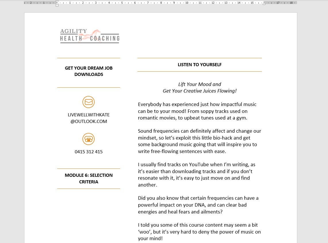 Selection Criteria Course With Templates and Examples! - Etsy