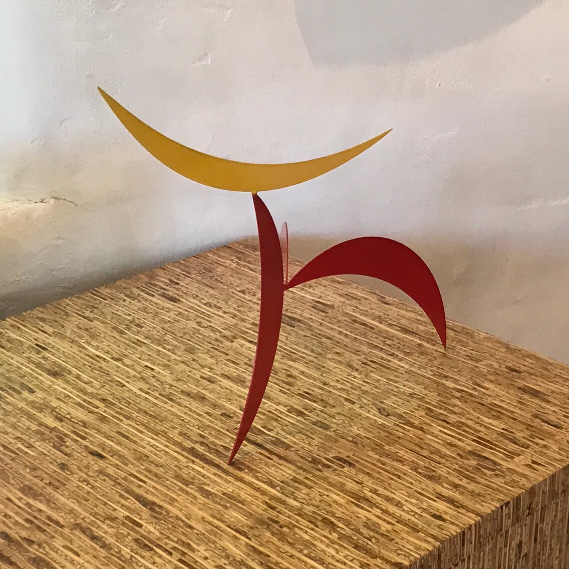 Metal Sculpture Stabile Steel Primary Colors Abstract - Etsy