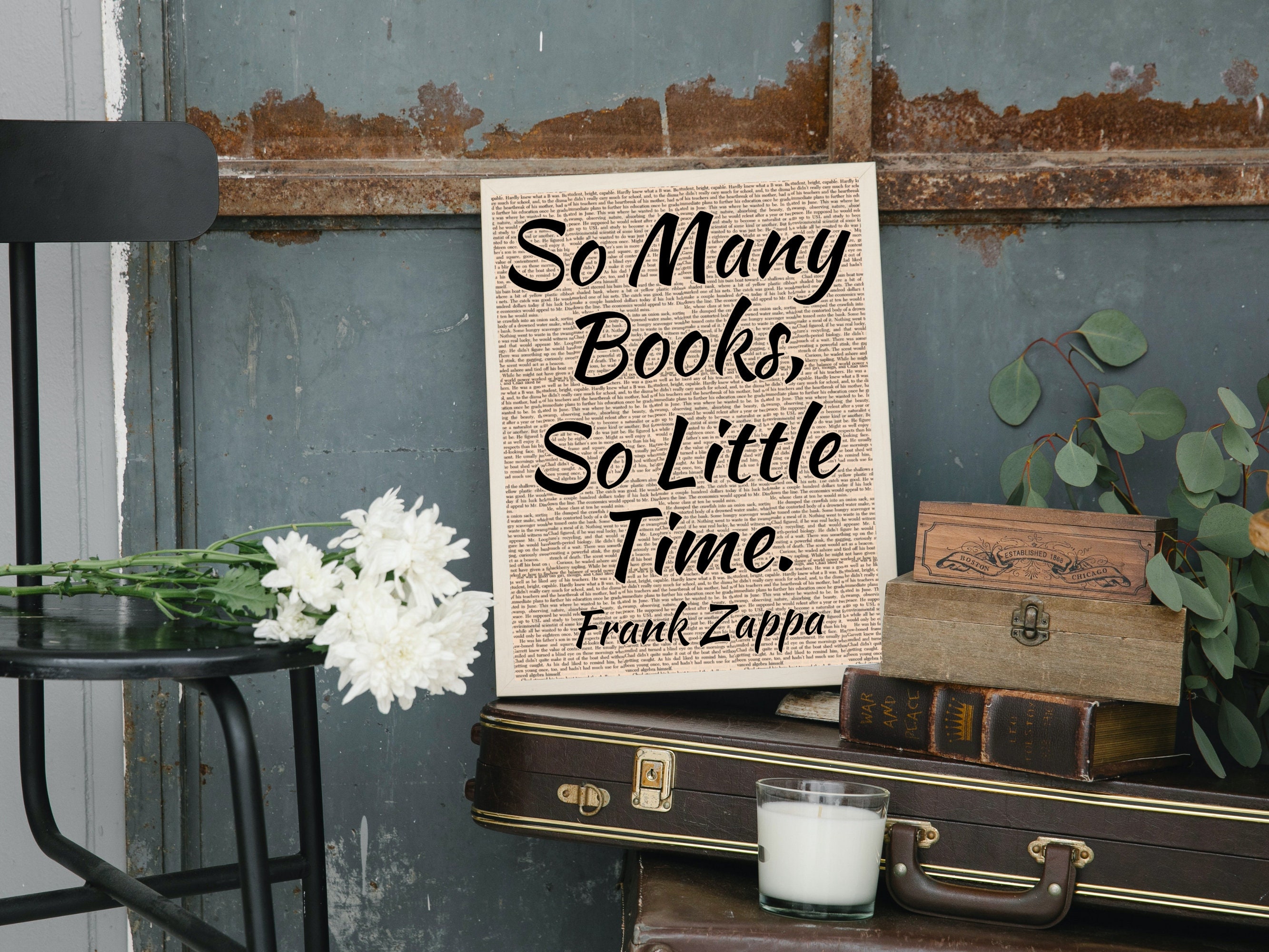 Bookshelf Decor Bibliophile Gifts Reading Printable Bookish Wall Art ...