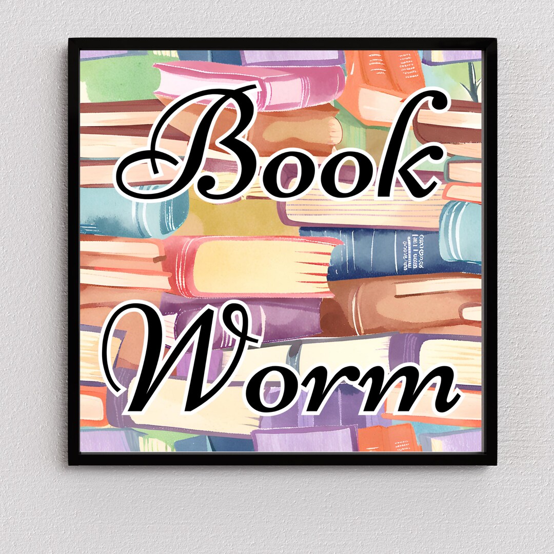 Art for Bookshelf Book Lover Prints Book Club Artwork Book Art ...