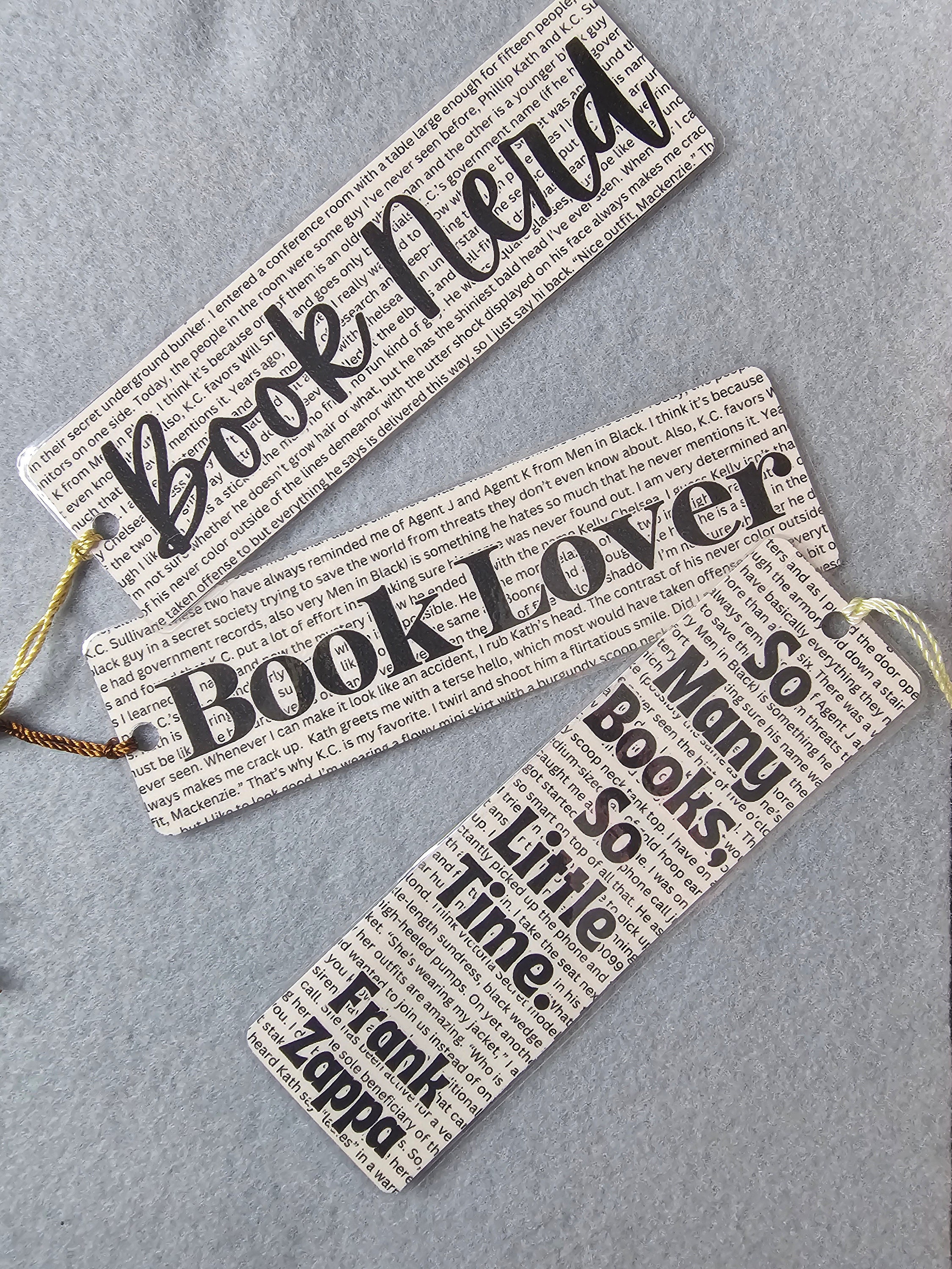 Unique Bookmark Set With Tassel Book Club Gifts Book Accessories Cute ...