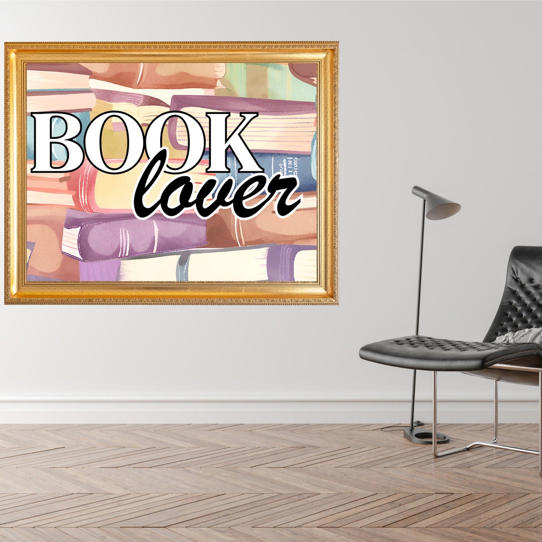 Gallery Wall Decor Reading Nook Art for Bookshelf Aesthetic Room Decor ...