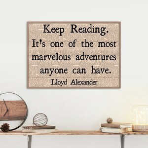 Art for Bookshelf Book Quote Wall Art Bookish Wall Art Book Themed Gift ...