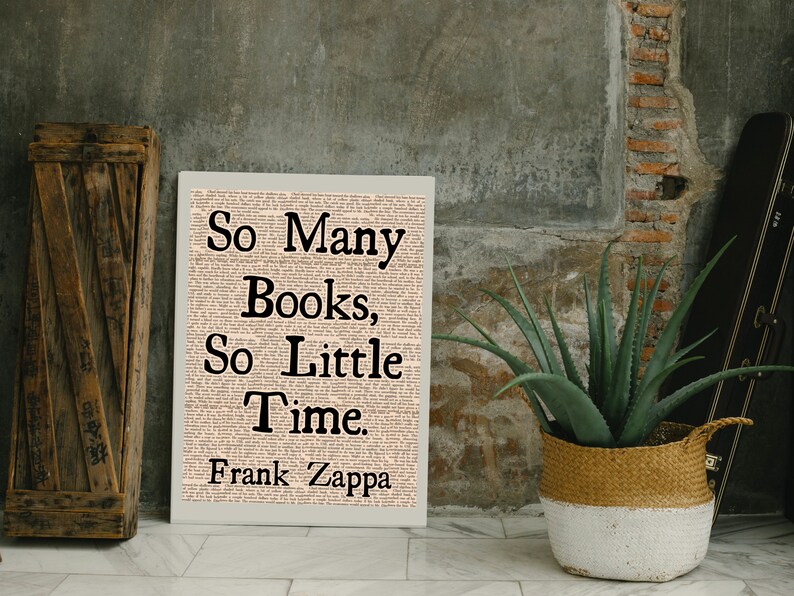 Book Quote Wall Art Dorm Wall Decor Digital Print Gallery Wall Decor ...