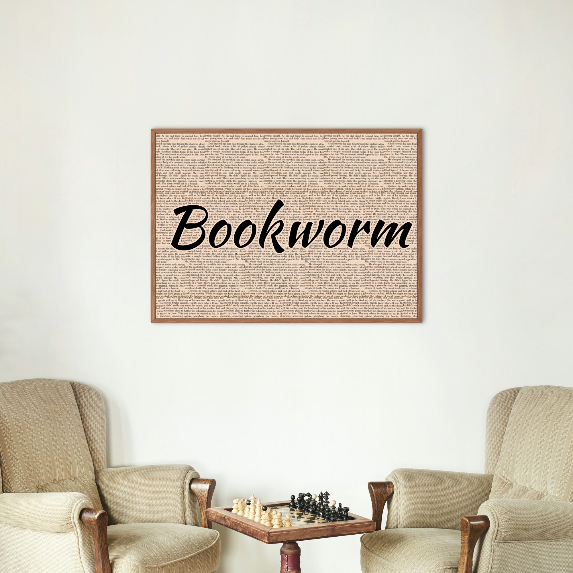 Bookworm Wall Art Gallery Wall Decor Digital Prints Reader Nook Decor ...