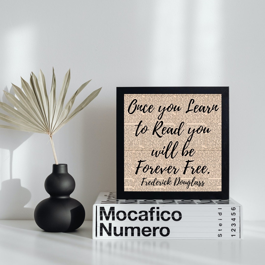 Bookish Wall Art Gallery Wall Decor Book Quote Wall Art Reading Nook ...