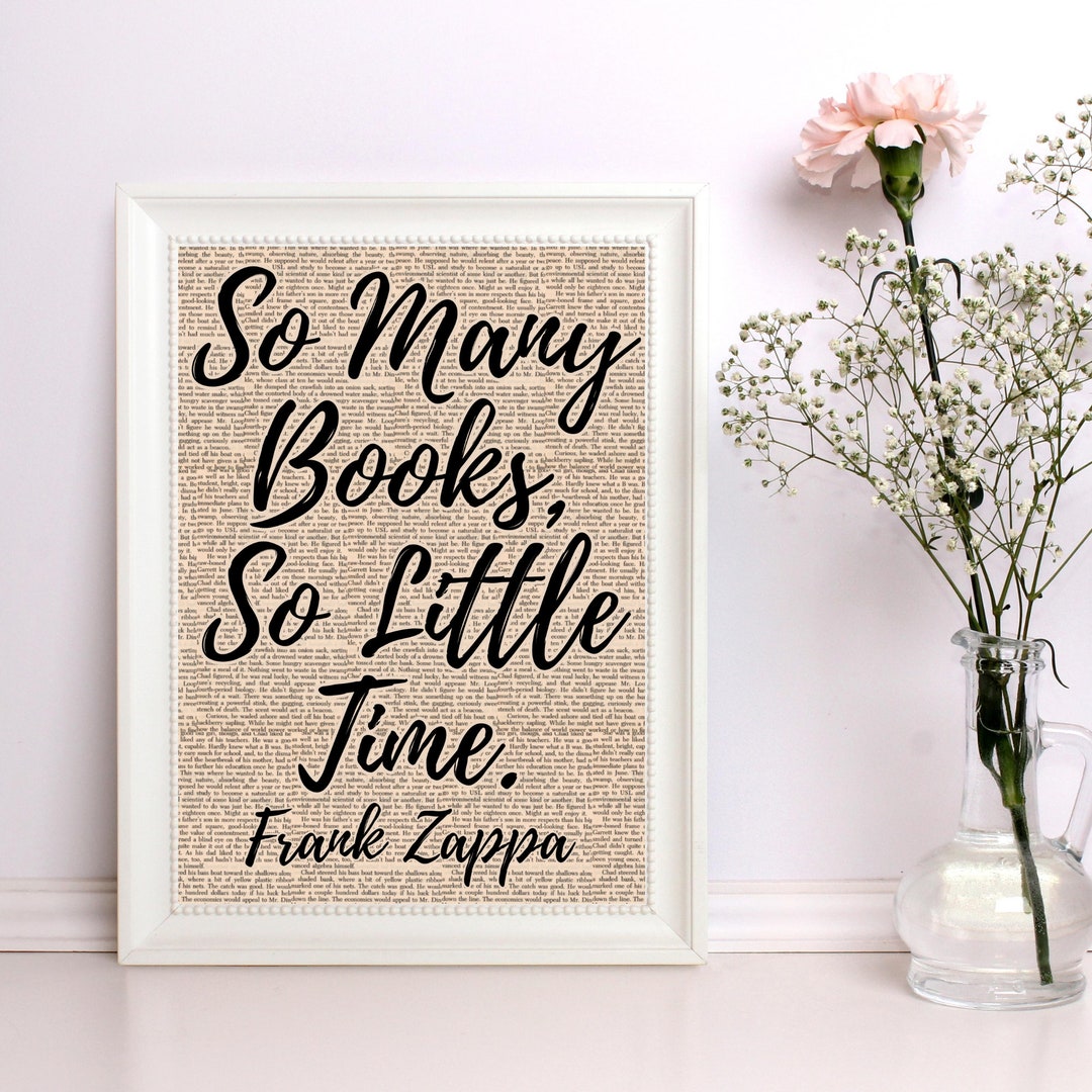 Book Quote Wall Hanging Printable Wall Art Bookish Wall Art Library ...