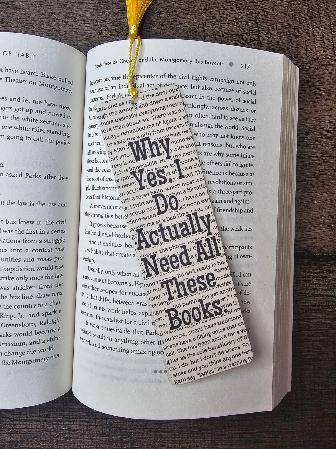 Unique Bookmark Set With Tassel Book Club Gifts Book Accessories Cute ...
