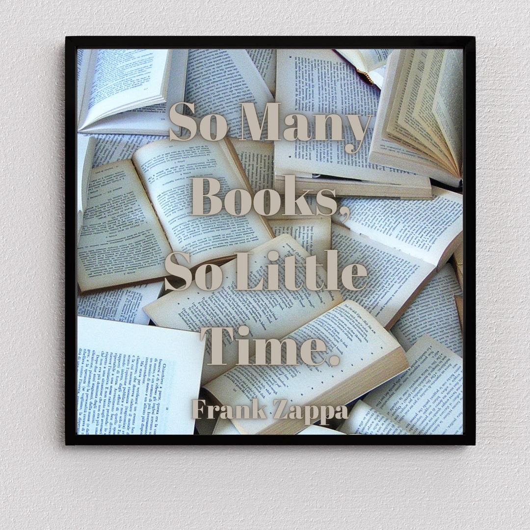 Book Quote Wall Art Reading Nook Art for Bookshelf Aesthetic Room Decor ...