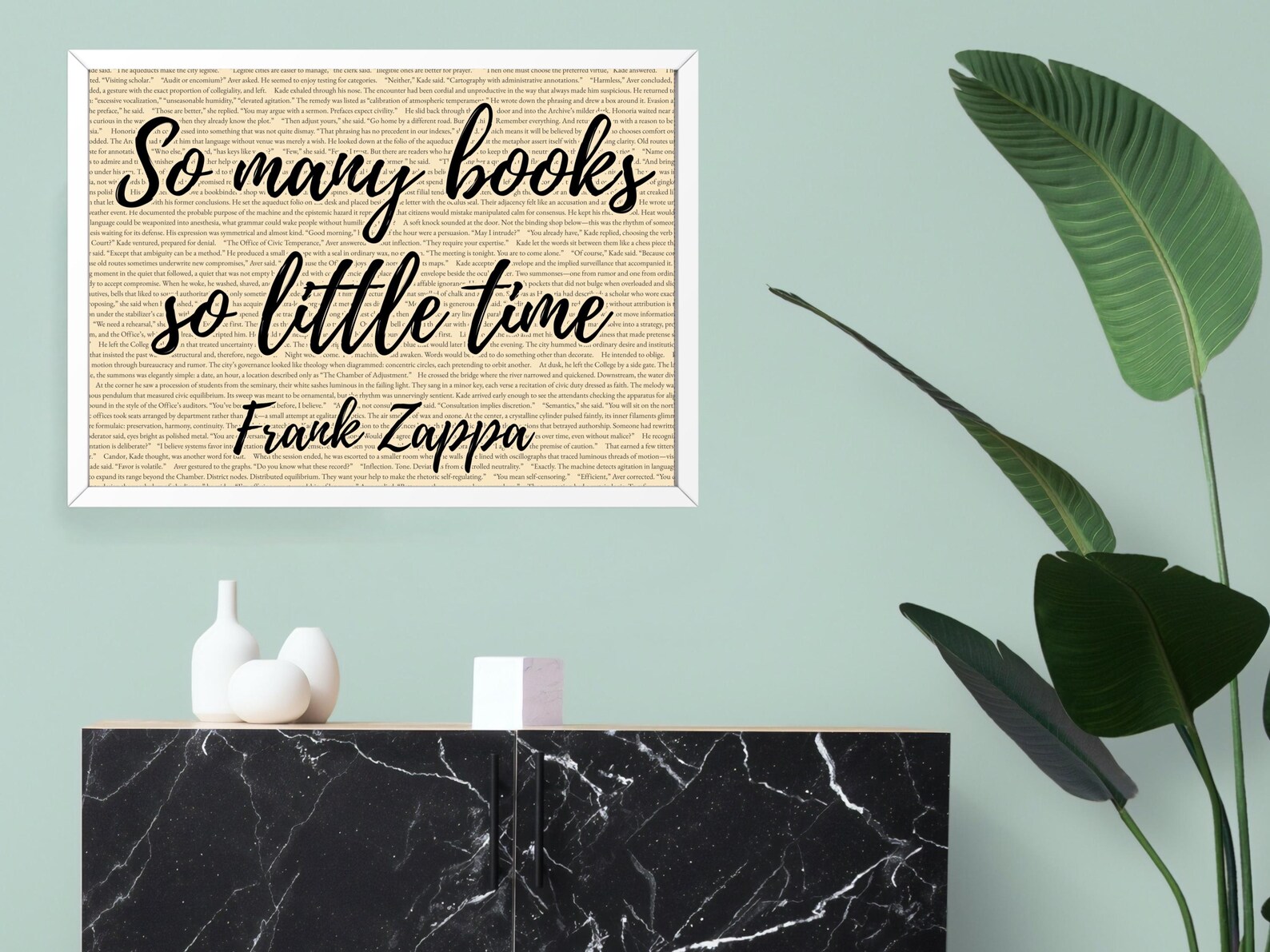 Book Quote Wall Hanging Printable Wall Art Bookish Wall Art Library ...