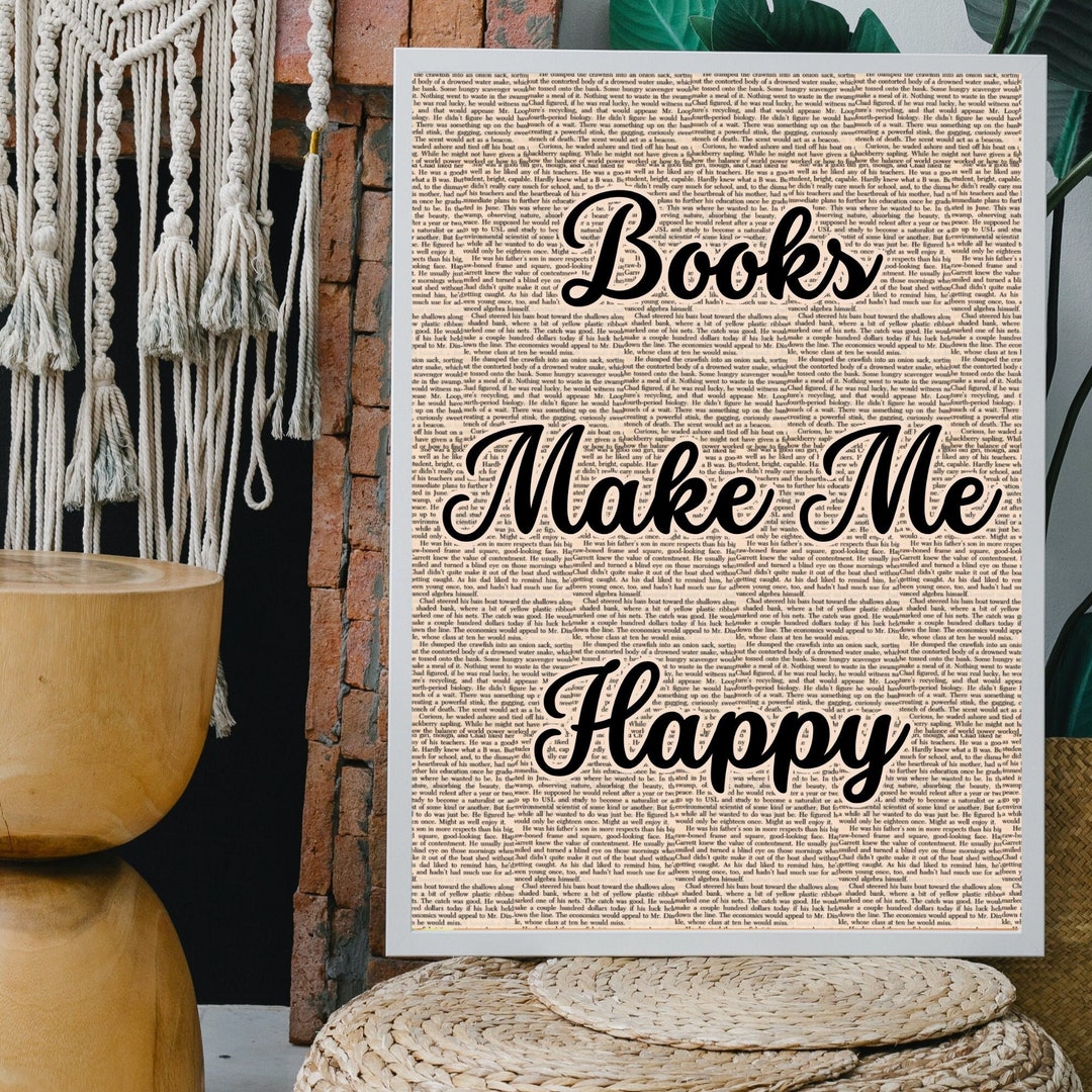 Gallery Wall Decor Reading Nook Art for Bookshelf Aesthetic Room Decor ...