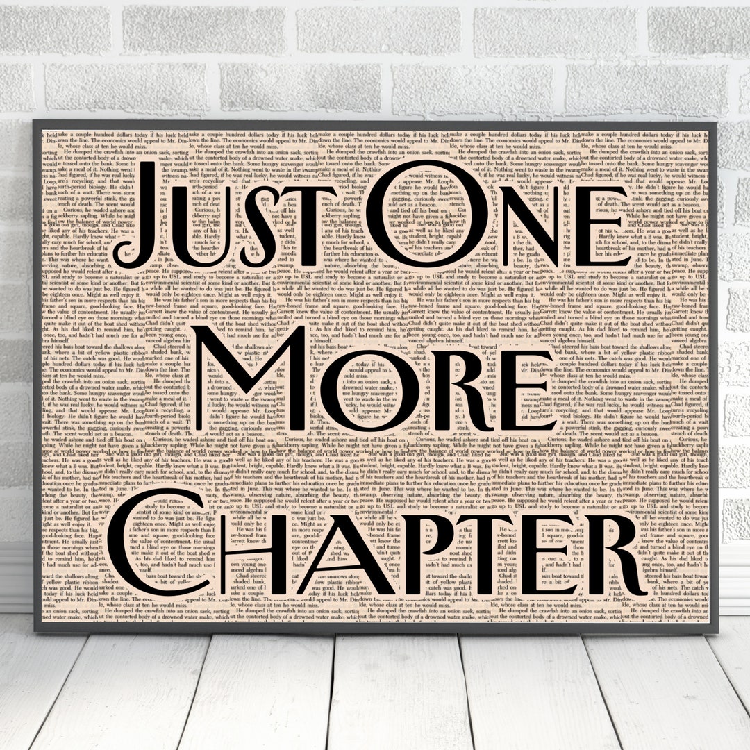 Bookish Wall Art Book Poster Gallery Wall Decor Book Page Art Dorm Wall ...