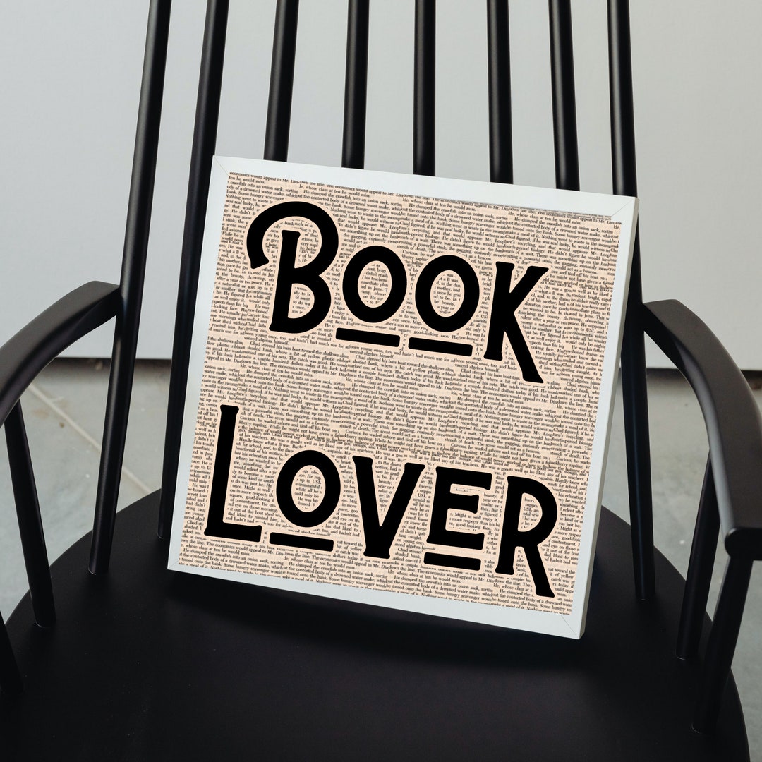 Bookish Gallery Wall Decor Book Lover Prints Book Club Artwork Book Art ...