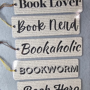 Unique Bookmark Set With Tassel Book Club Gifts Book Accessories Cute ...