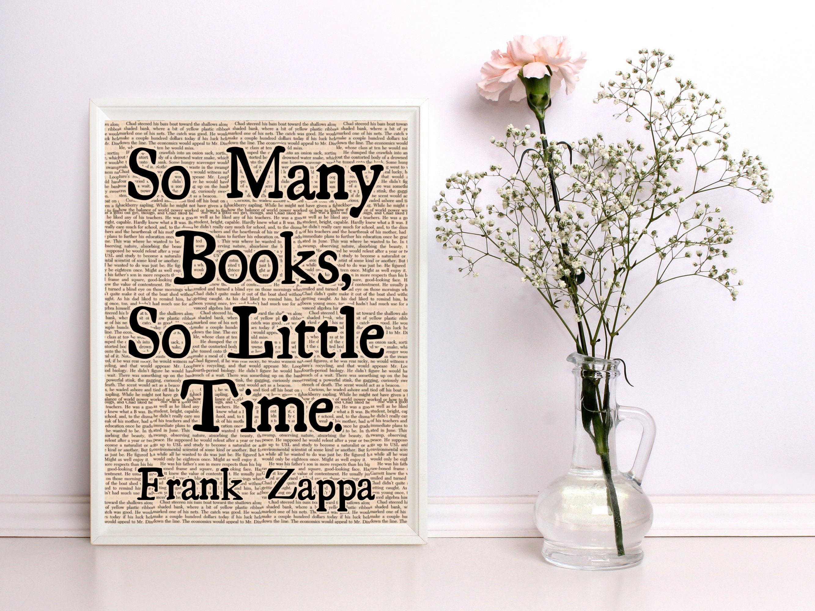 Book Quote Wall Art Dorm Wall Decor Digital Print Gallery Wall Decor ...