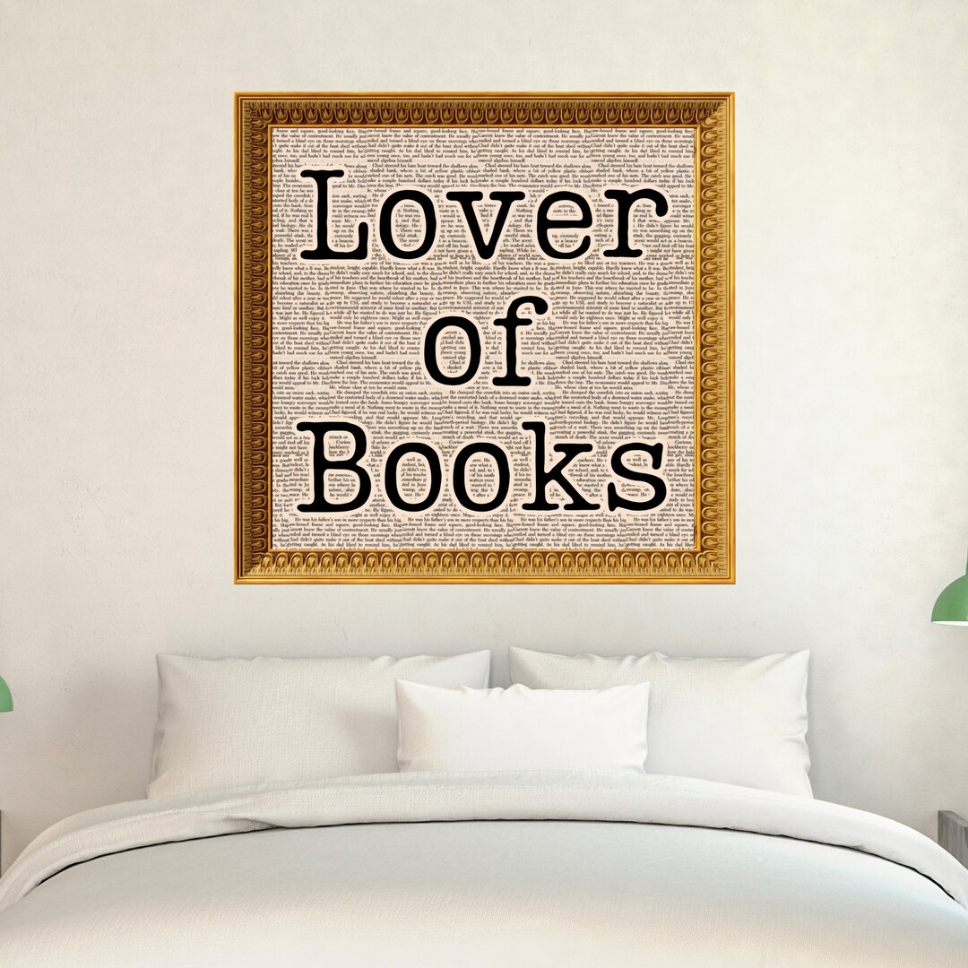 Book Themed Decor Bookish Wall Art Book Poster Gallery Wall Decor Book ...