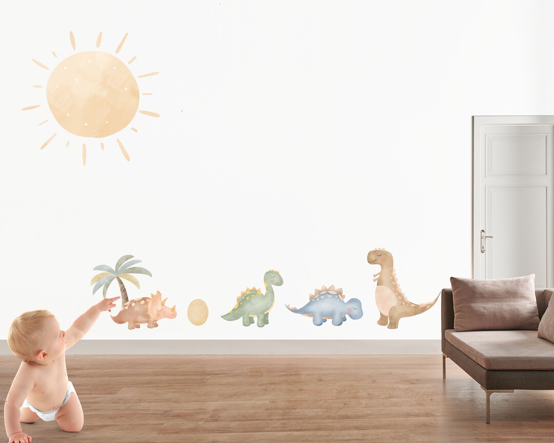 Dinoland Decals Wall-decals - Etsy