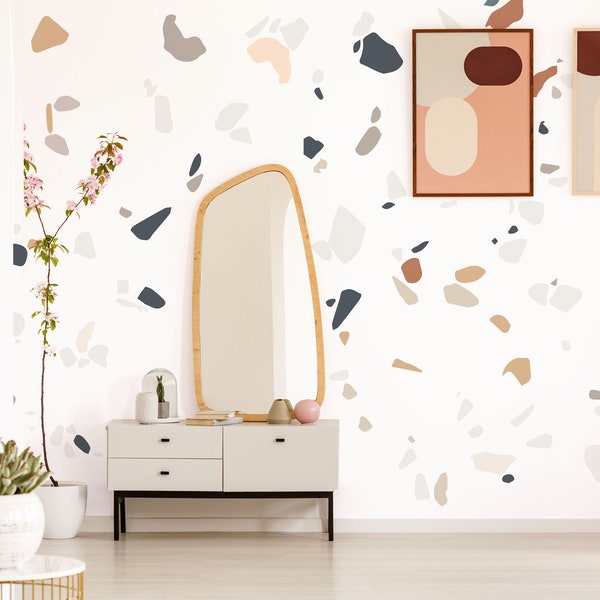 Terrazzo Wall Decal - Etsy