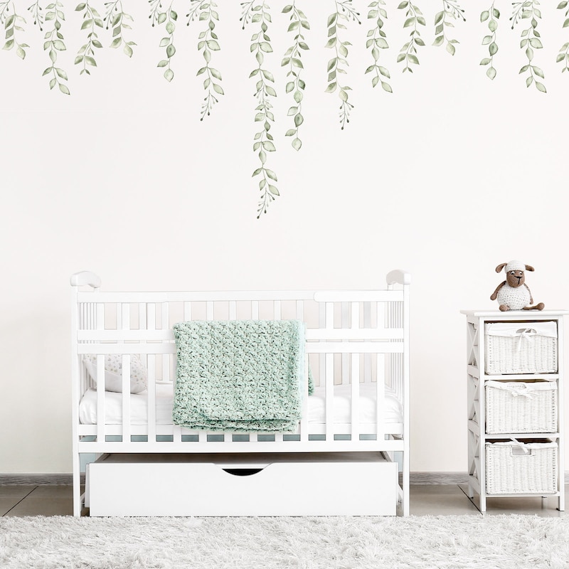 Greenery Wall Decal - Etsy