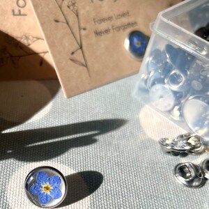 Forget Me Not Memorial Pin, Flower Design, Funeral Favour Remembrance ...