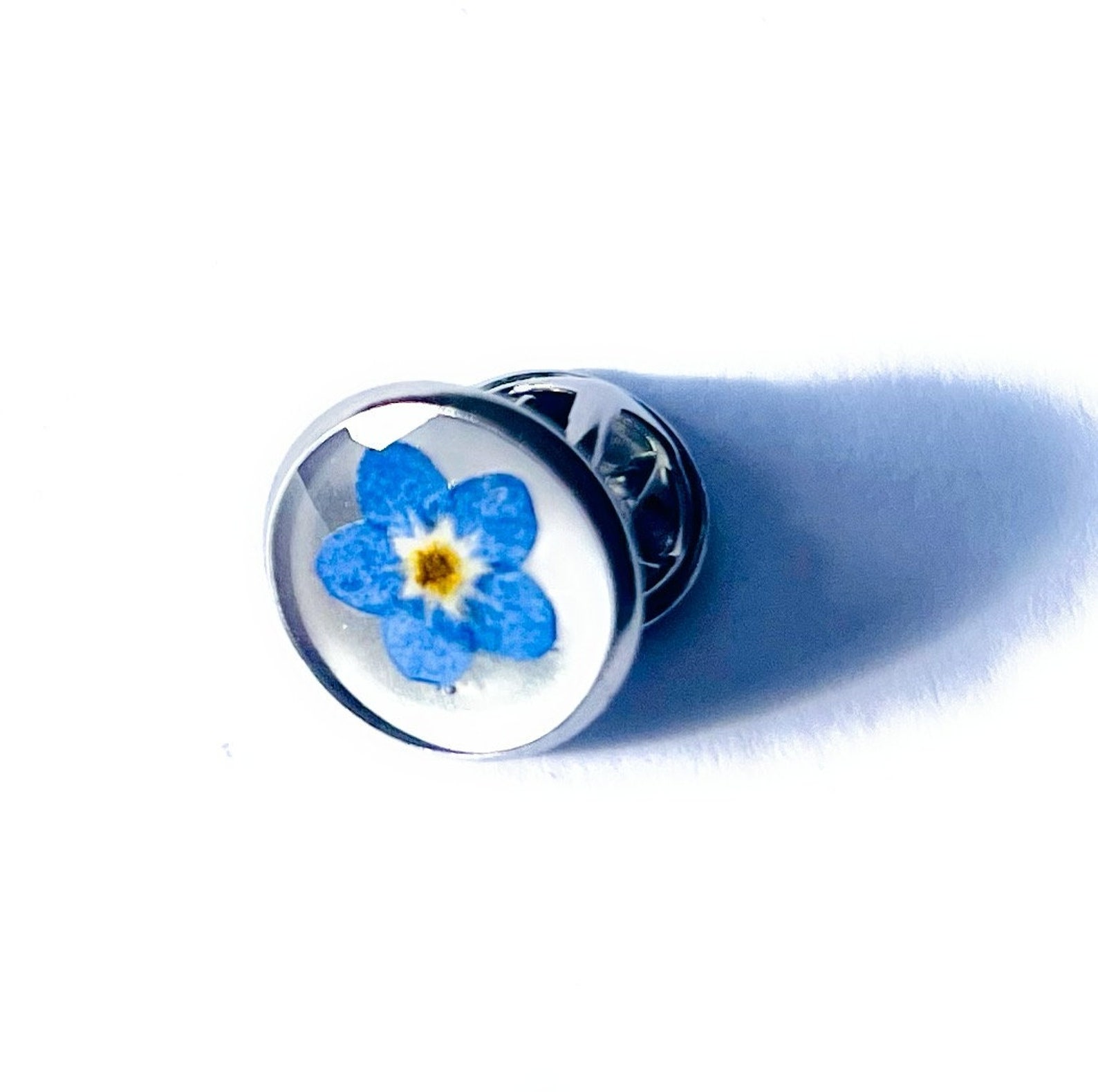 Forget Me Not Memorial Pin, Flower Design, Funeral Favour Remembrance ...