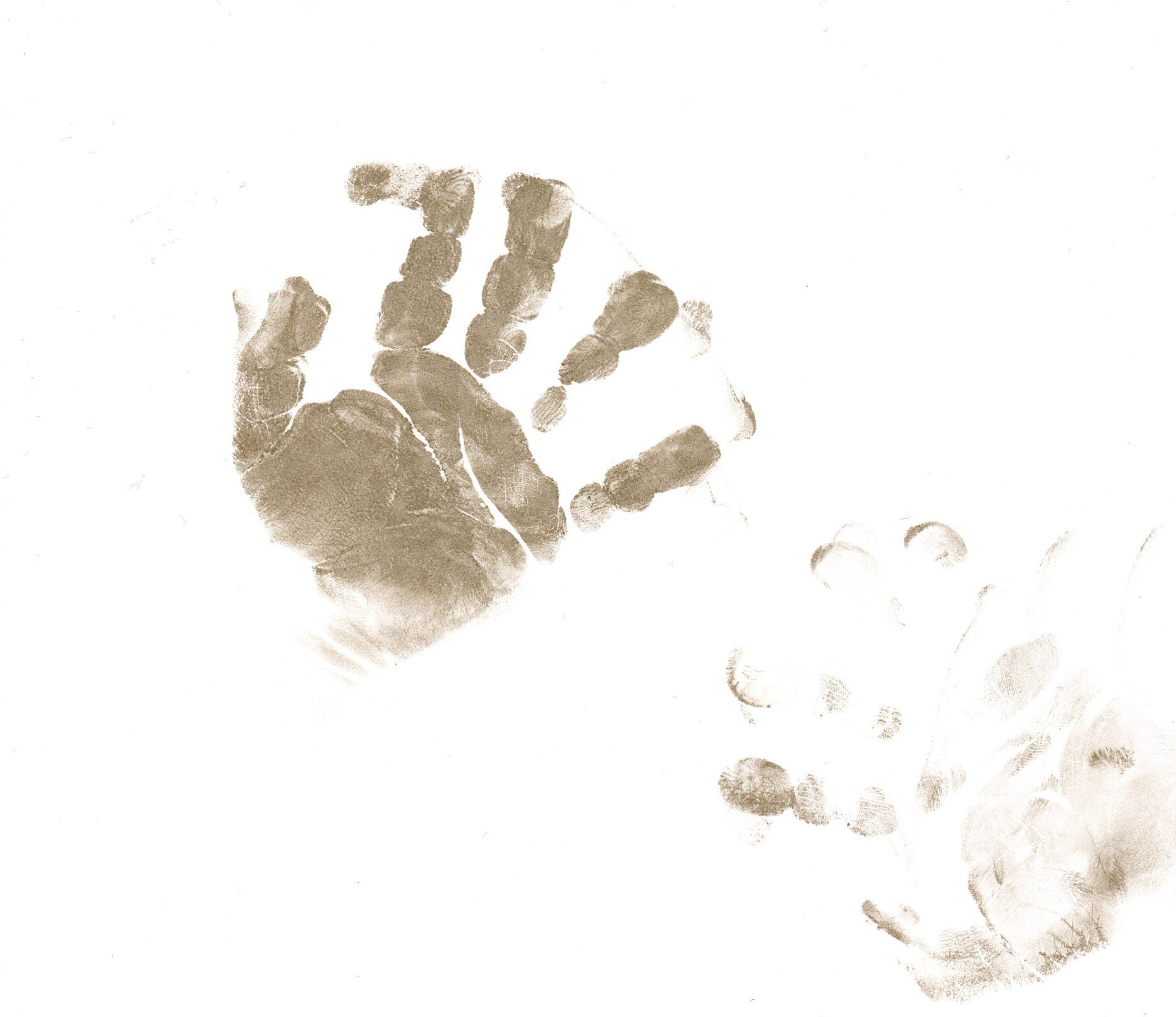 Family Hand Print Gift - 4 Layer | Personalised Family Gift, Family ...