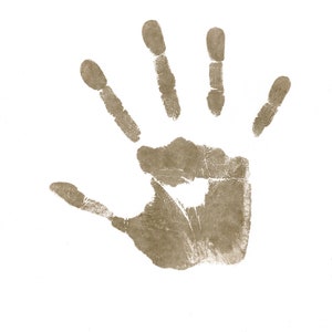 Family Hand Print Gift - 4 Layer | Personalised Family Gift, Family ...