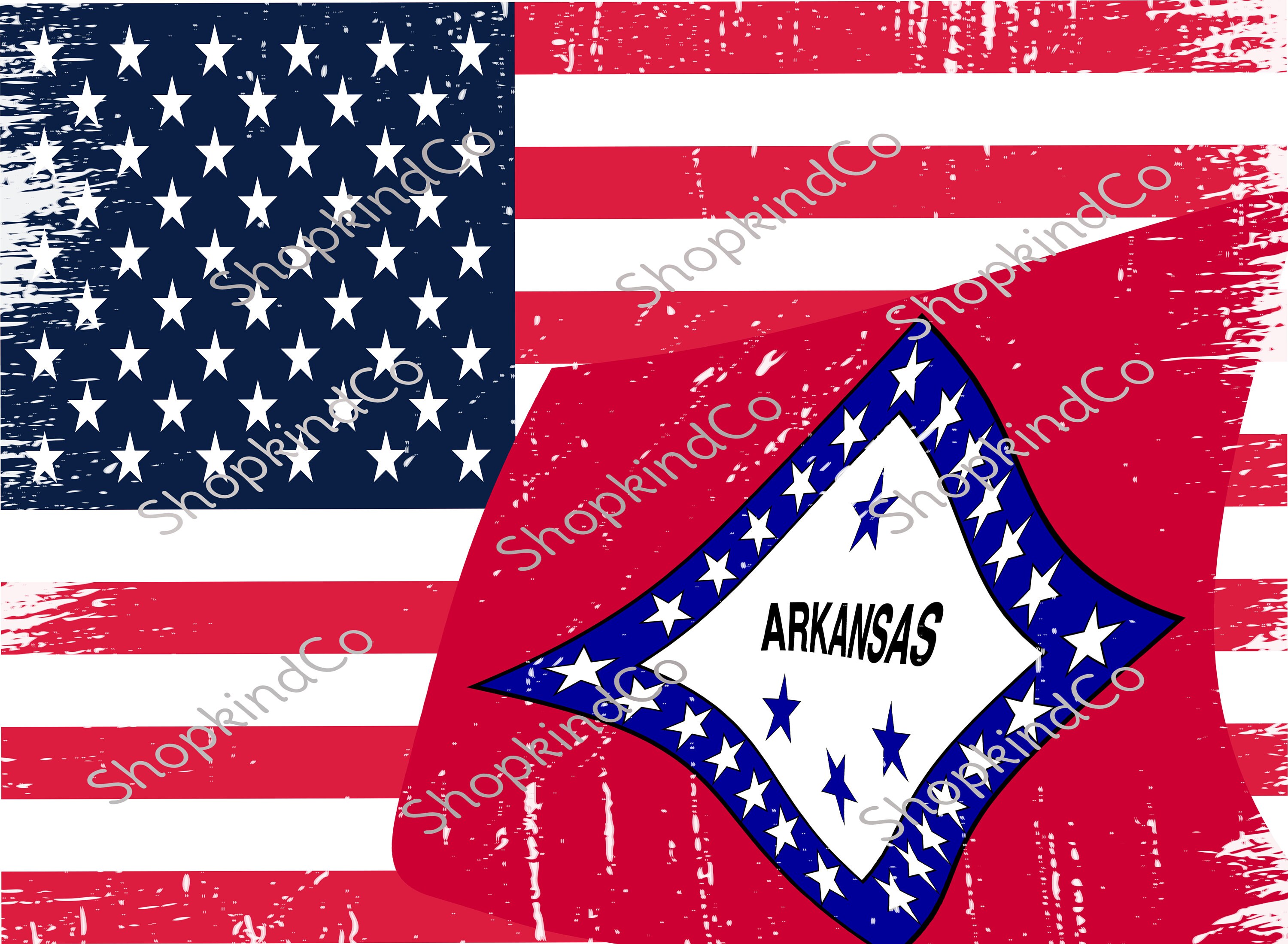 American Arkansas vintage Flag 20oz Skinny Tapered Straight | Etsy